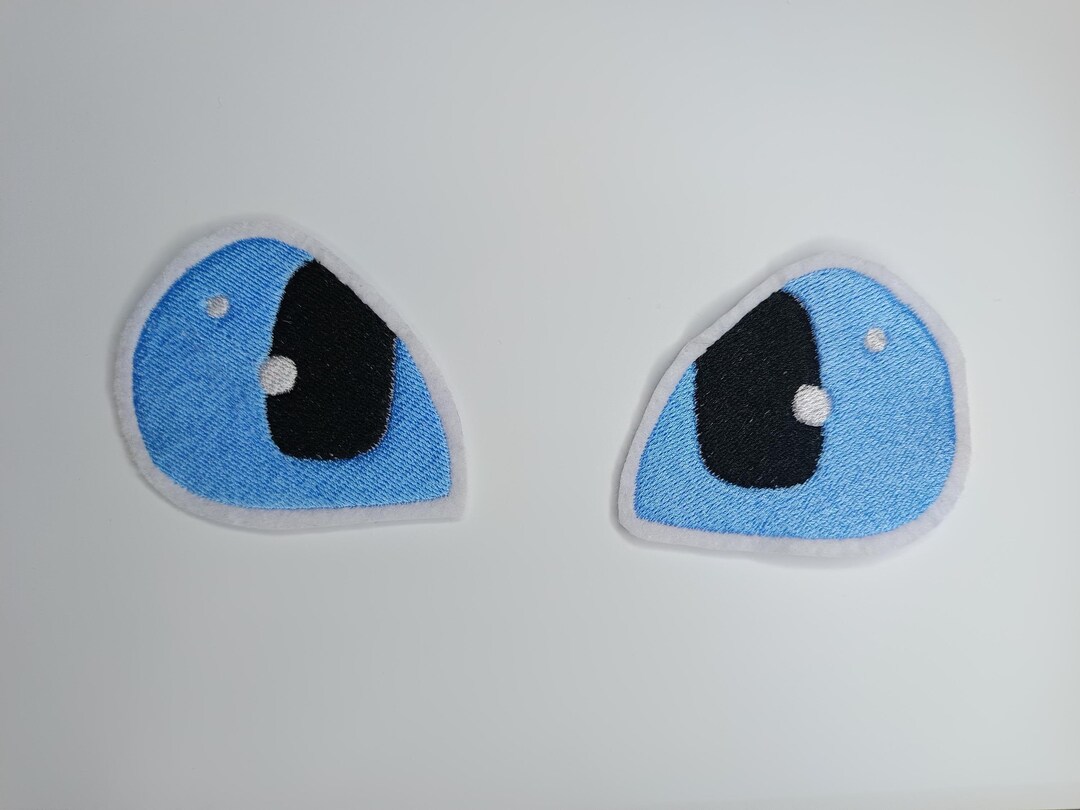 Light Furry Eyes Embroidery Patch Cosplay How to Train a Dragon - Etsy