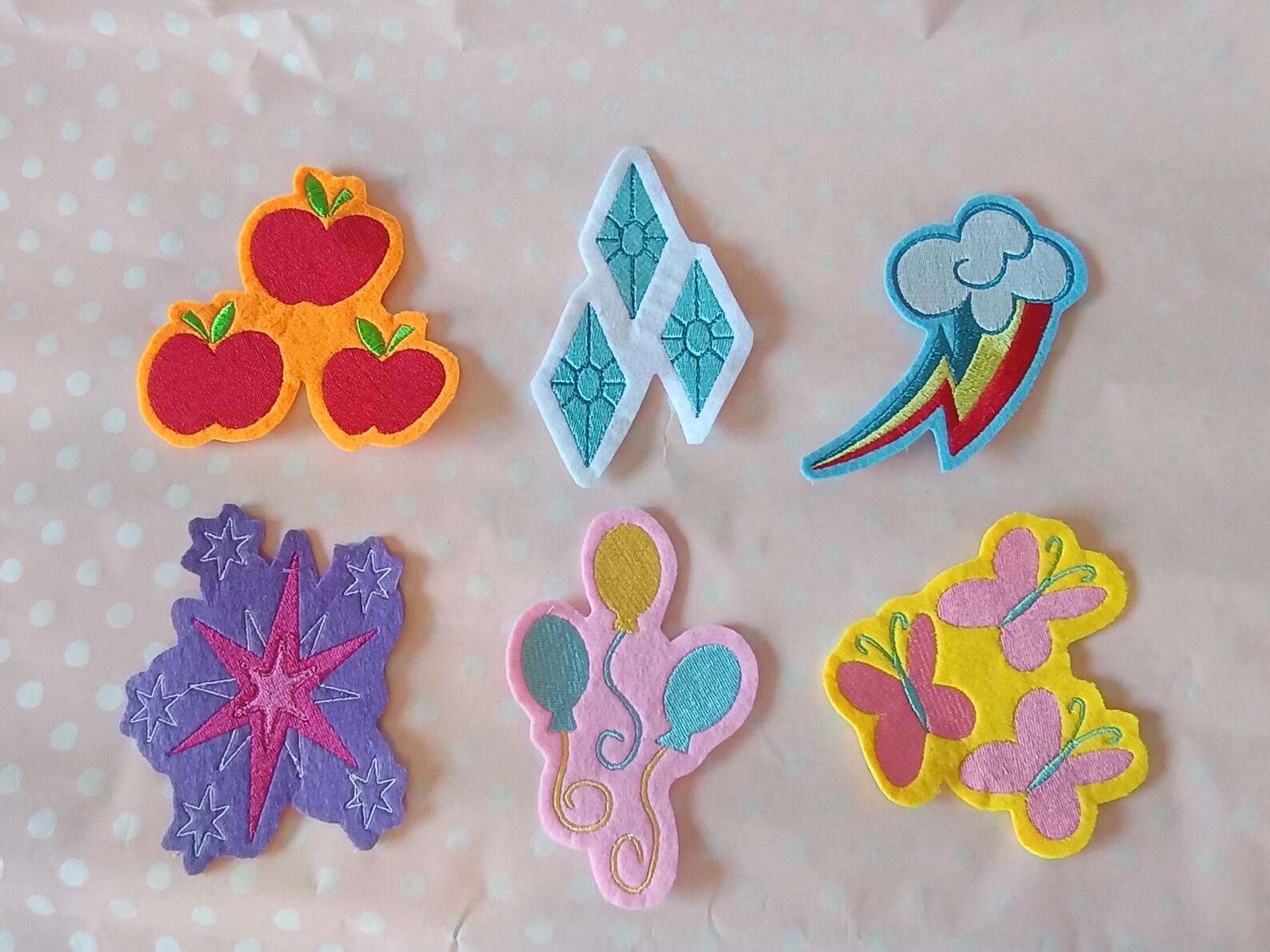 Rainbow Dash Beauty Mark Patch Embroidery Cosplay My Little Pony - Etsy