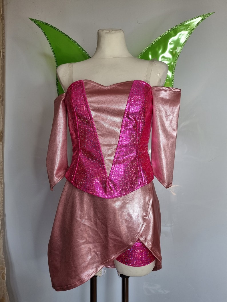 Flora Winx Club Charmix Full Cosplay With Wings Made to Order S-L - Etsy