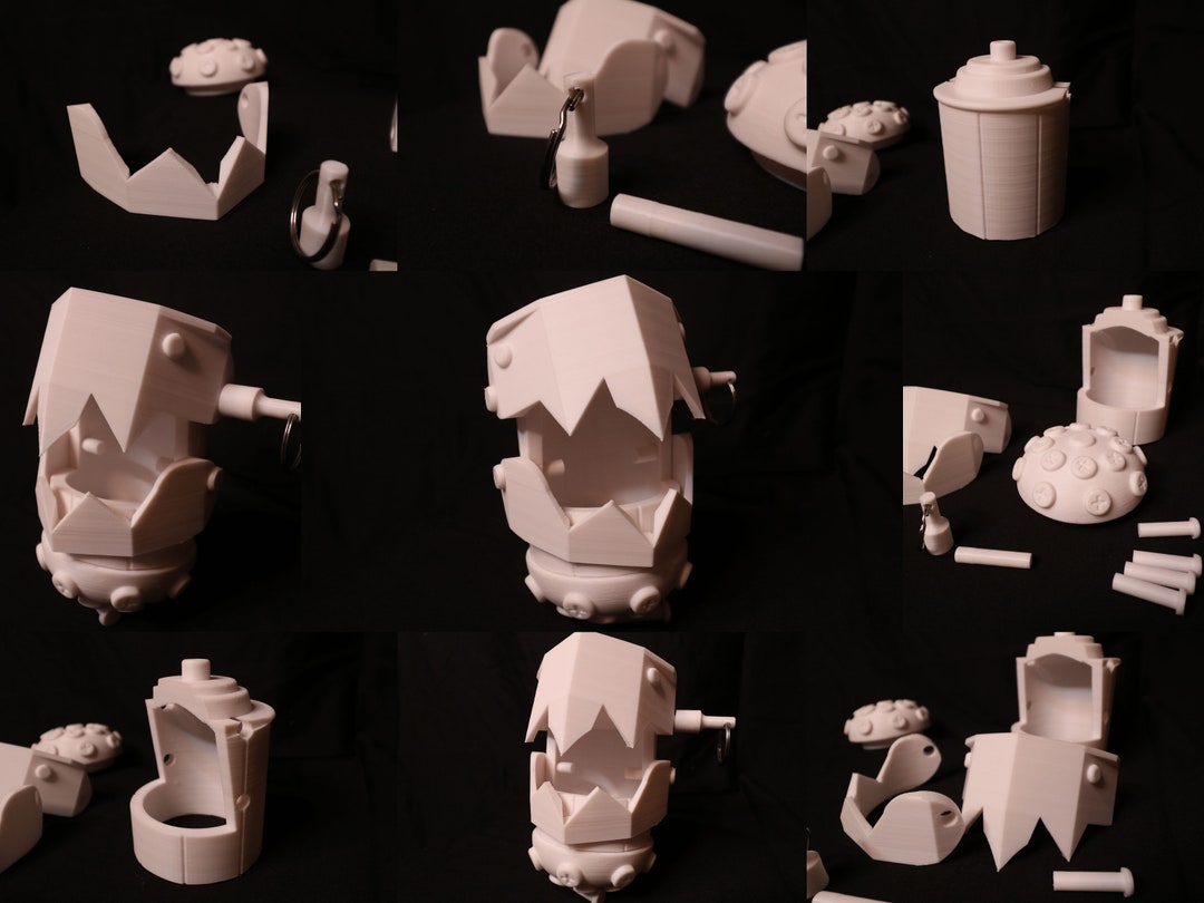 Jinx League of Legends Arcane 3D Model Chomper Cosplay - Etsy