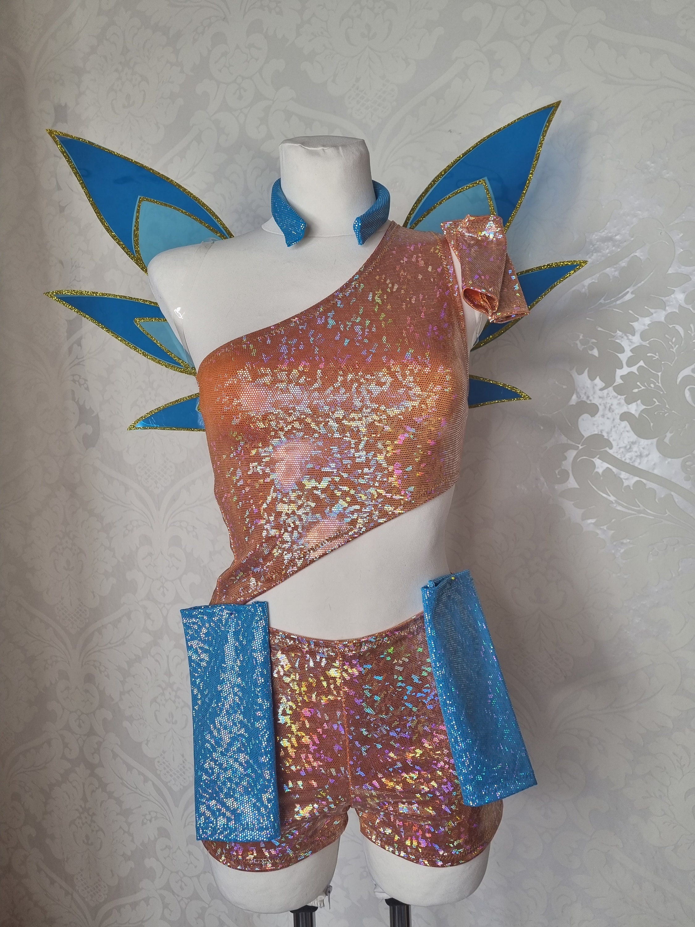 Stela Winx Club Charmix Full Cosplay With Wings Made to Order S-L - Etsy