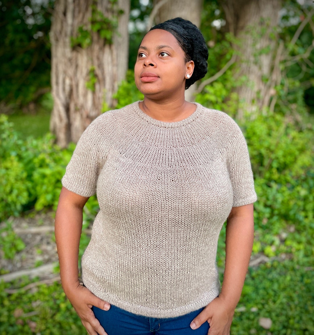 Simply Me KNITTING PATTERN, Knit Top, Women Knit Top, Knit Sweater ...