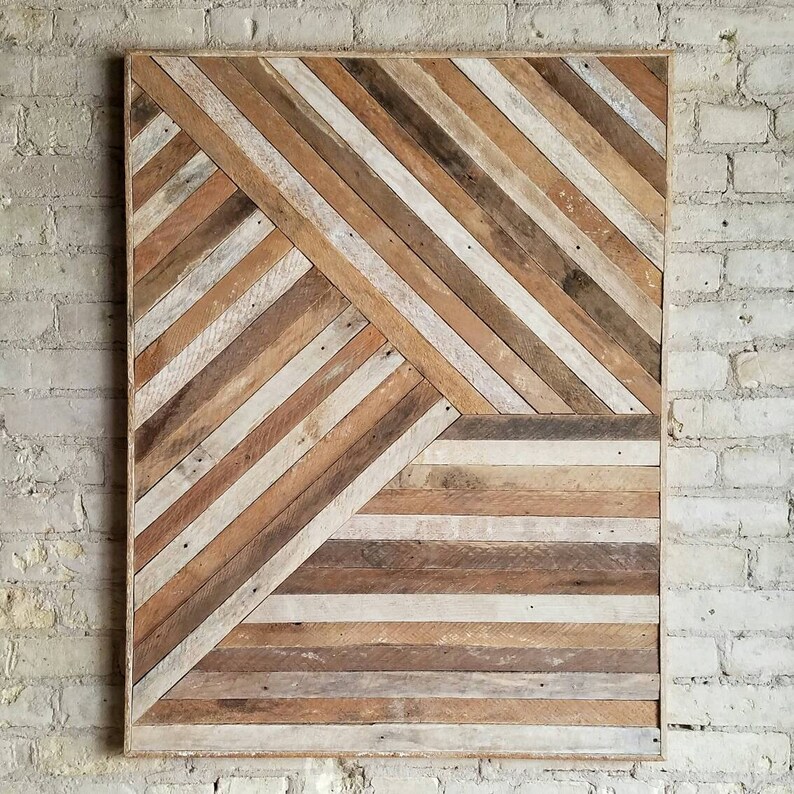 Reclaimed Wood Wall Art Wood Wall Decor Twin Headboard - Etsy Reclaimed Wood Wall Art Wood Wall Decor Twin Headboard - Etsy
