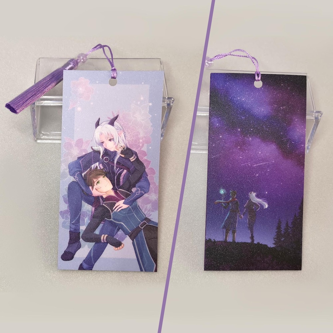 Rayla & Callum - Bookmark - the Dragon Prince Rayllum - Etsy