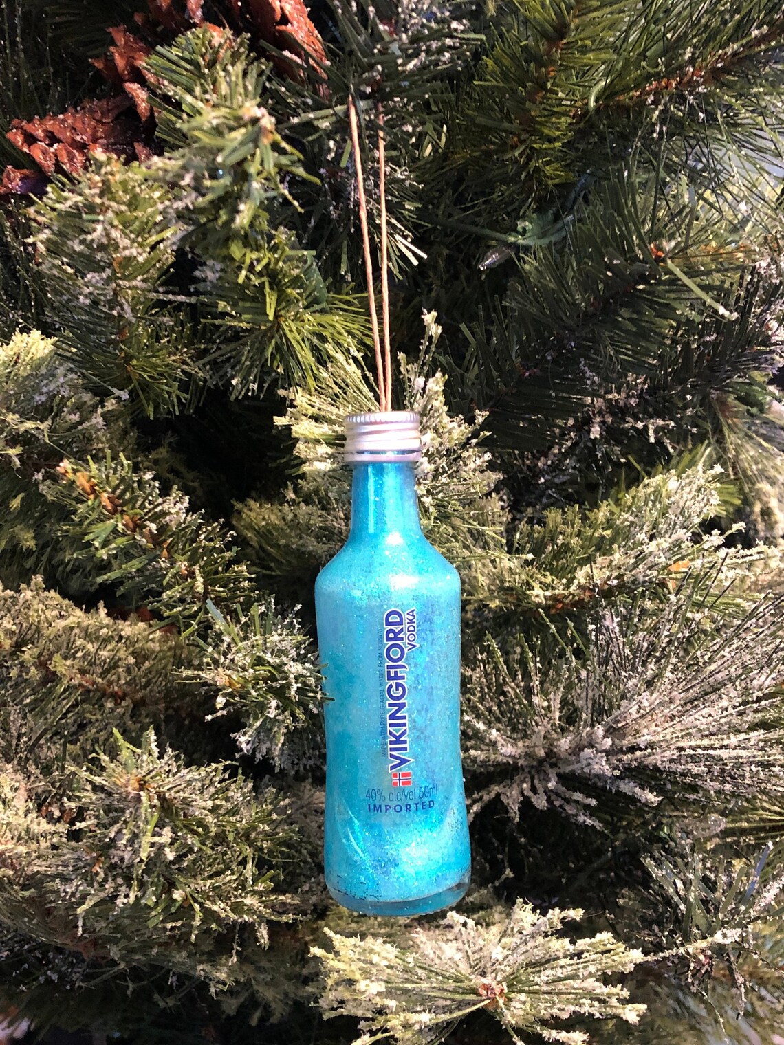 VIKINGFJORD Vodka Christmas Tree Ornament Glass - Etsy