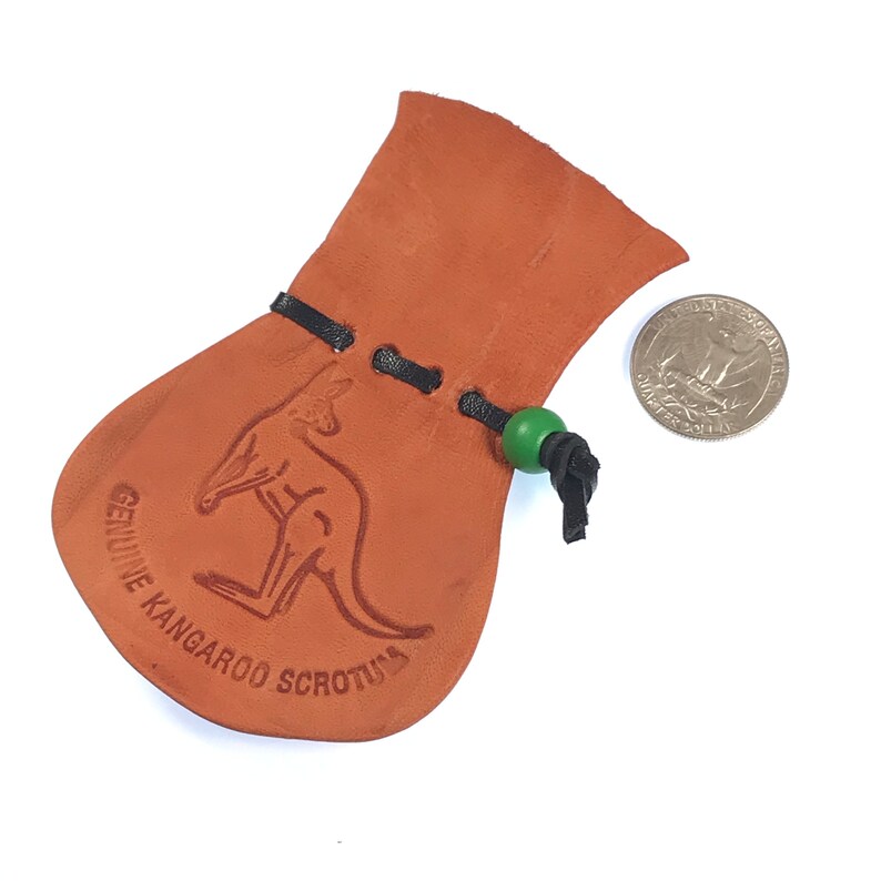 Kangaroo Scrotum Bag / Coin Purse / Oddities / Dice Bag / - Etsy