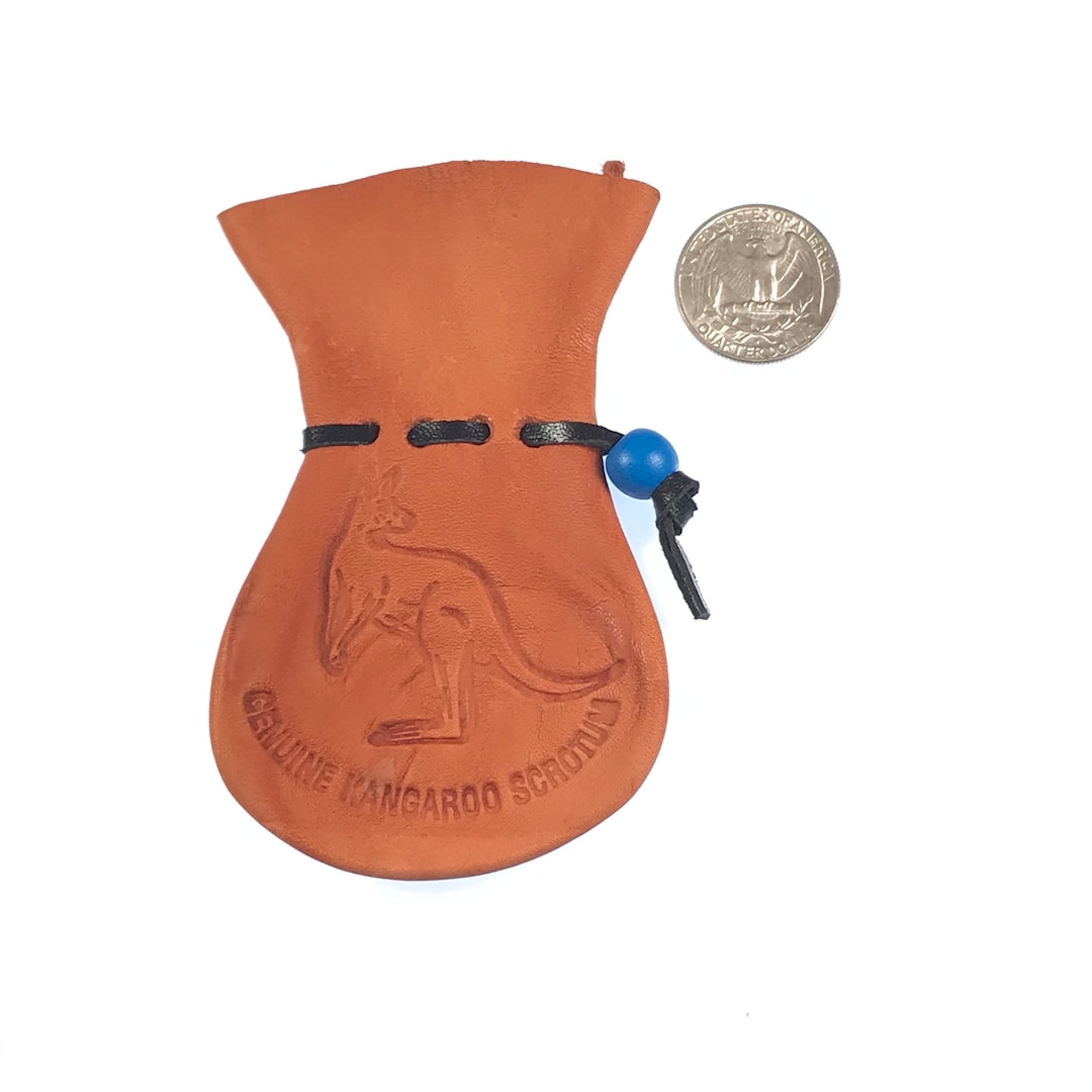 Kangaroo Scrotum Bag / Coin Purse / Oddities / Dice Bag / - Etsy