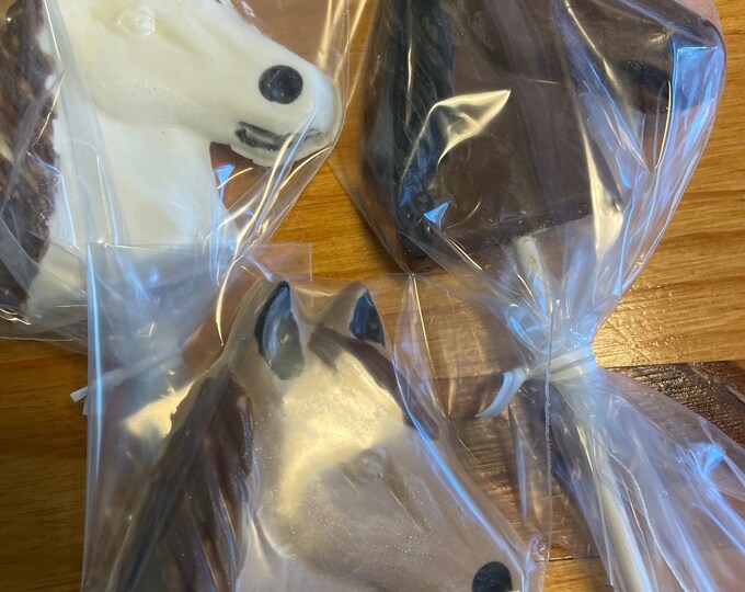 Chocolate Horse Lollipops - Etsy