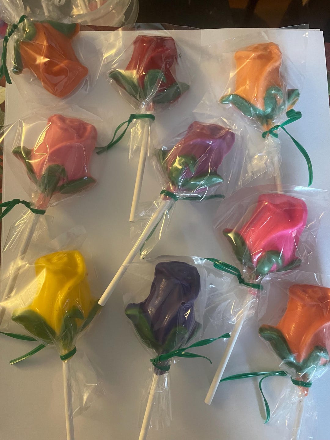 Chocolate Rose Flowers in Bulk Assortment of Colors Set of 50 UNIQUE ...