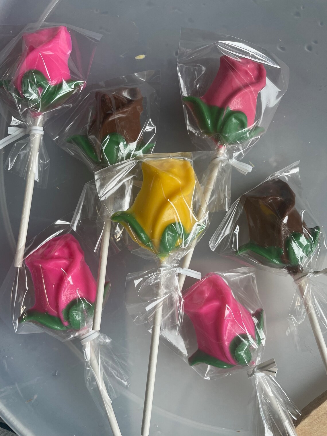 Chocolate Rose Flowers in Bulk Assortment of Colors Set of 50 UNIQUE ...