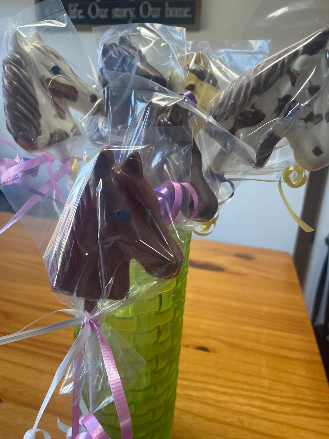 Princess Pony Party Horses 6 Solid Melt in Your Mouth Chocolate ...