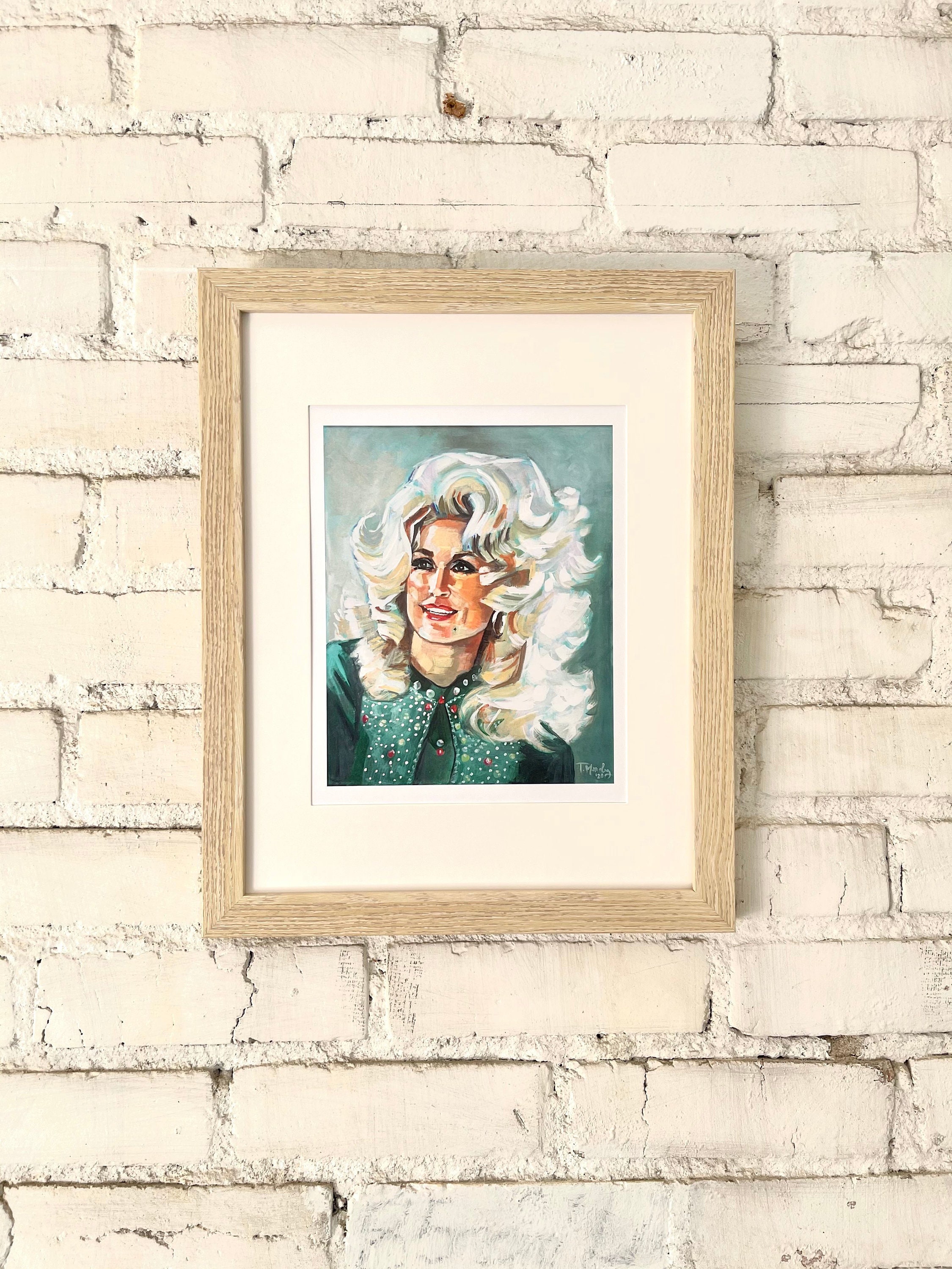 Vintage Dolly Art Print, Dolly Art Print, Country Music Art, What Would ...