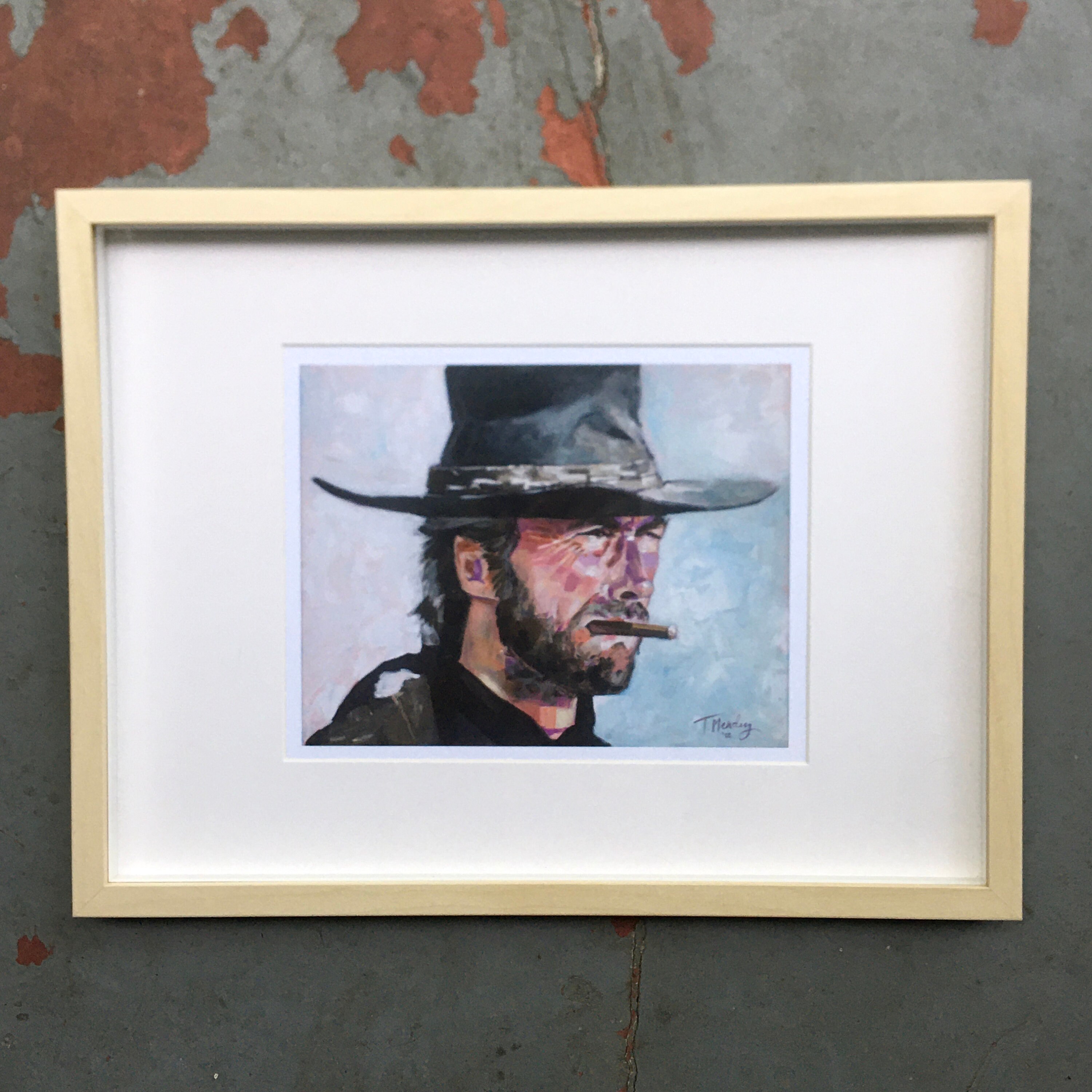 Clint Eastwood Art Print, Clint Eastwood Art, Cowboy Art, the Good the ...