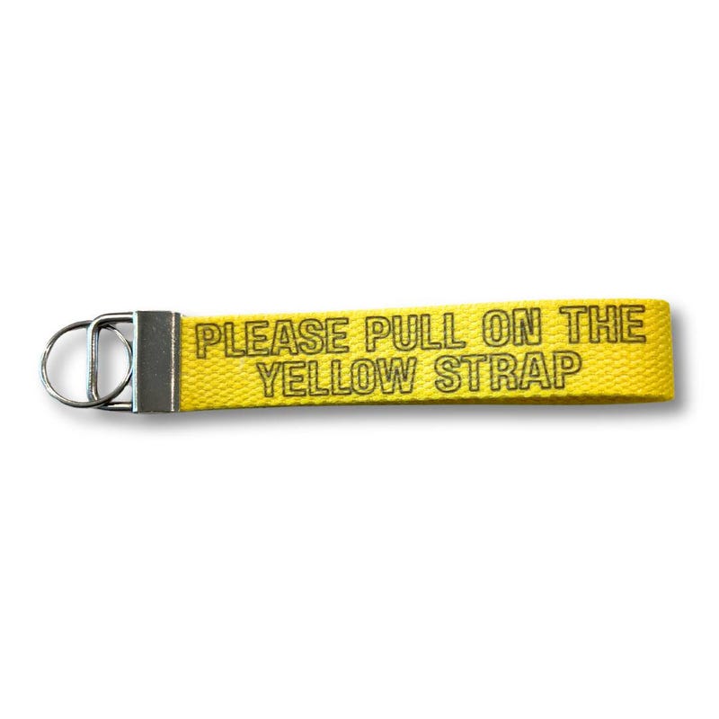 Keychain Yellow Strap - Etsy