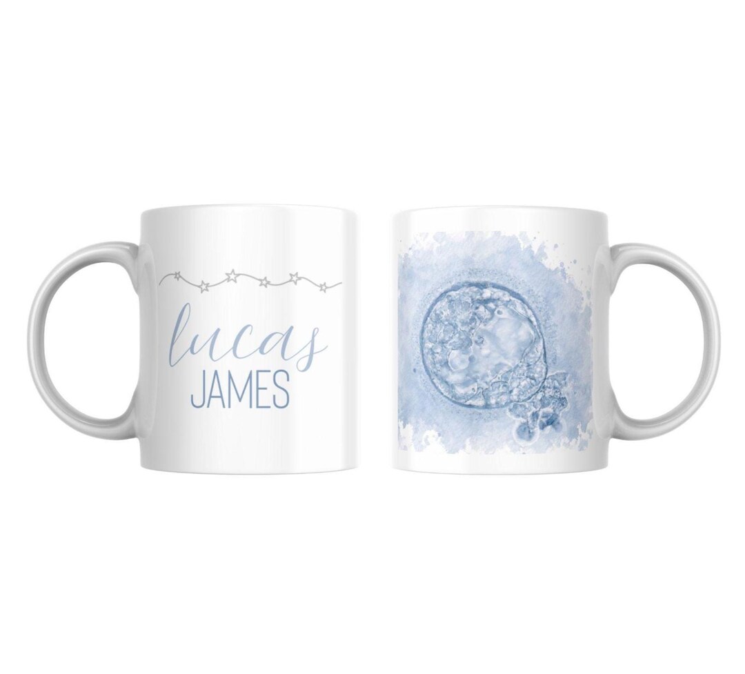 Personalized Embryo Art Coffee Mug | IVF Journey Keepsake Gift - Etsy