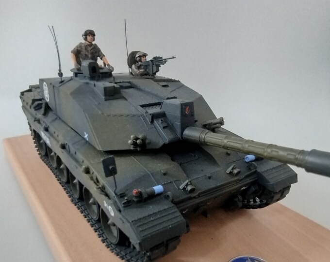 Challenger 2 Tank Model 1/35 Scale - Royal Scots - Etsy