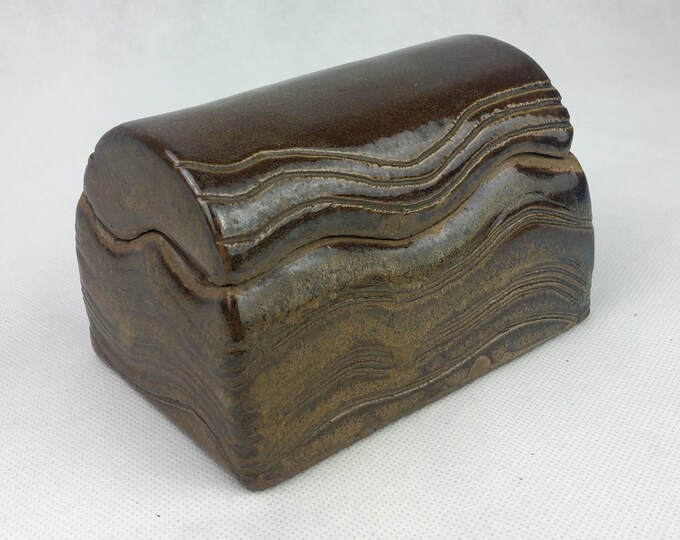 Art Pottery Box, Lidded Box, Studio Pottery, Trinket Box, Treasure Box ...