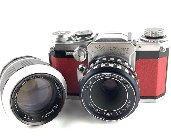 Edixa Mat Reflex Mod D-L, Wirgin Camera, Vintage Film Camera, German ...
