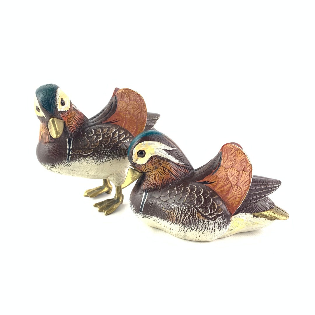 Vintage Malevolti Duck Figurines: Italian Hand-carved Art - Etsy