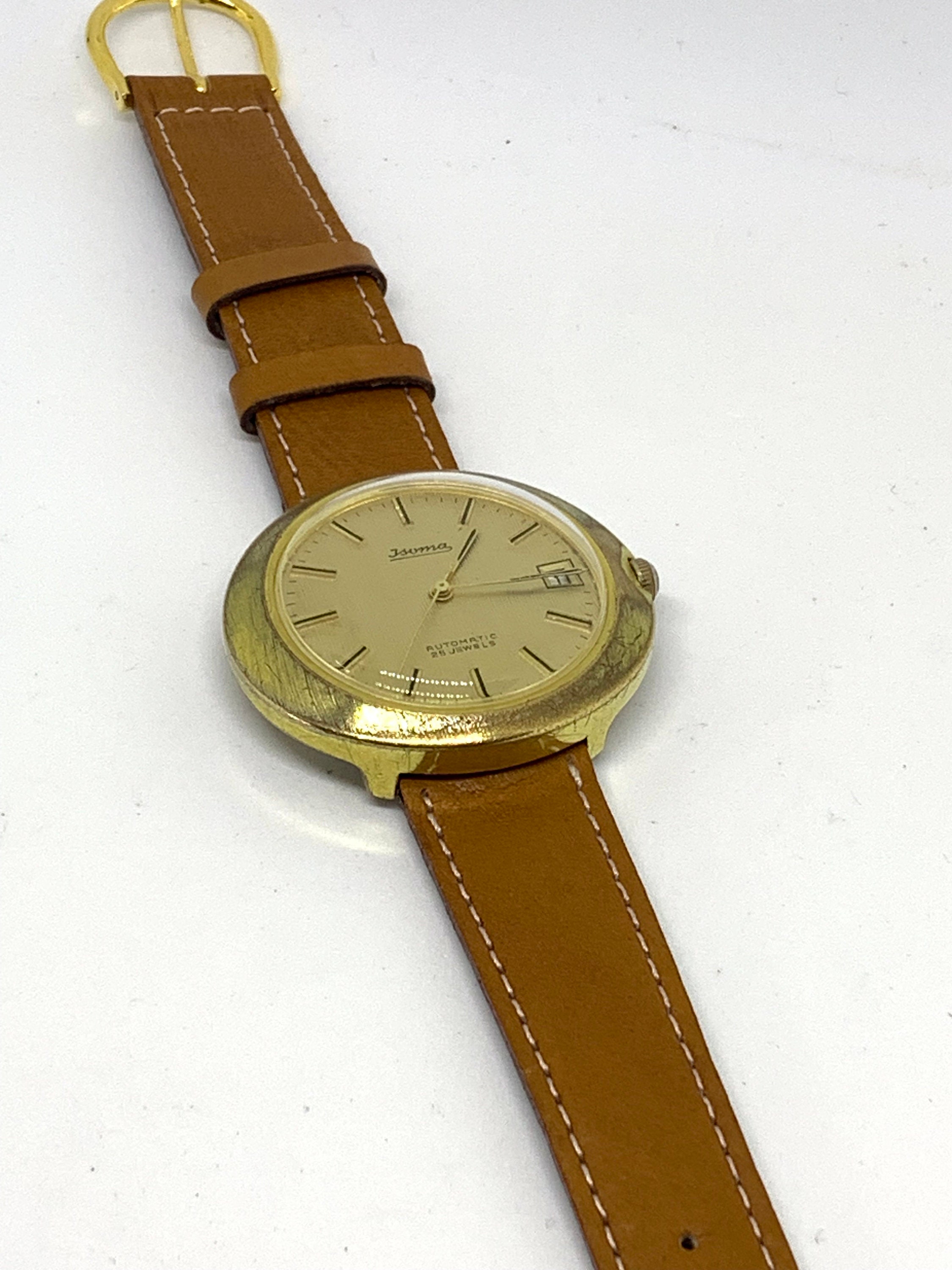 Vintage Isoma Automatic Watch: 1960s German Mechanical Mens Watch - Etsy