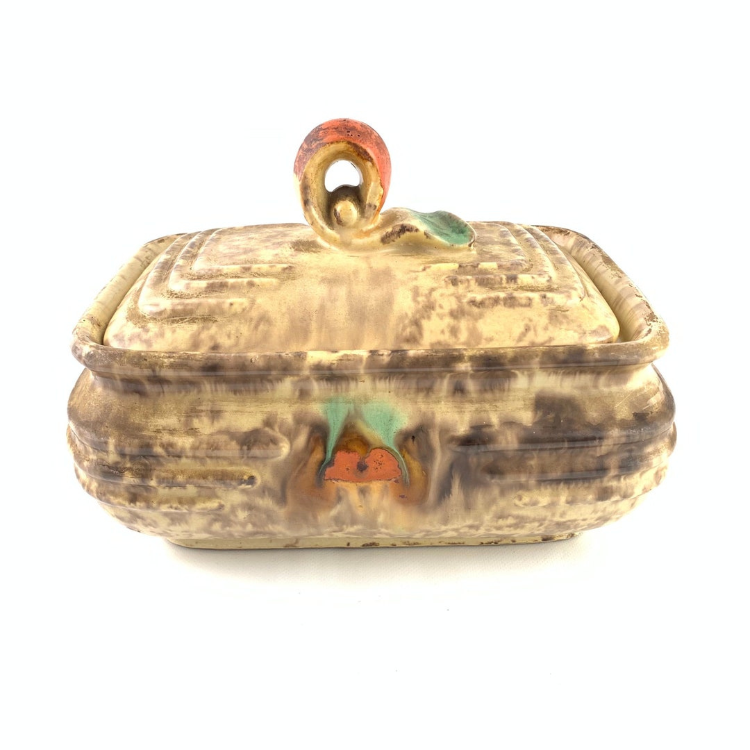 Art Pottery Box, Jasba Ceramic, Lidded Box, Studio Pottery, West German ...