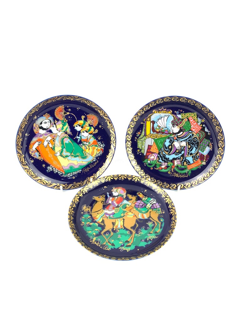 Bjorn Wiinblad Sinbad the Sailor Plates - Rosenthal Germany Studio-line ...