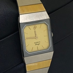 Rare Vintage Watch, Elegant Design, Dugena Watch, Quartz Watch, German ...