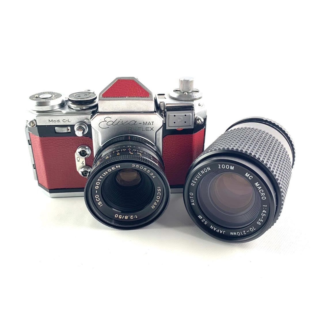 Edixa Mat Reflex, Mod C L, Wirgin Camera, Vintage Film Camera, German ...