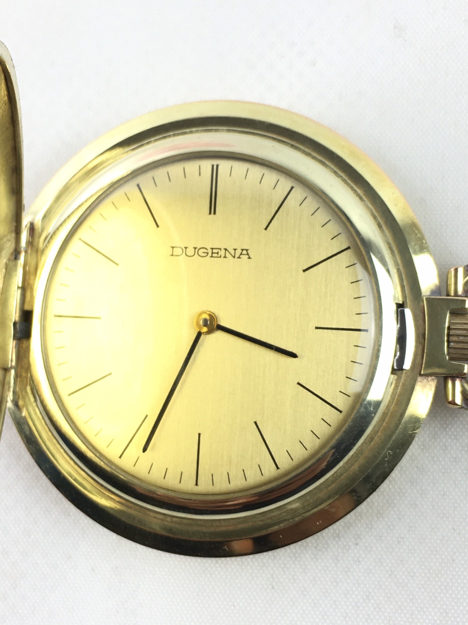 Dugena Pocket Watch Vintage Pocket Watch Gold Plated Watch | Etsy