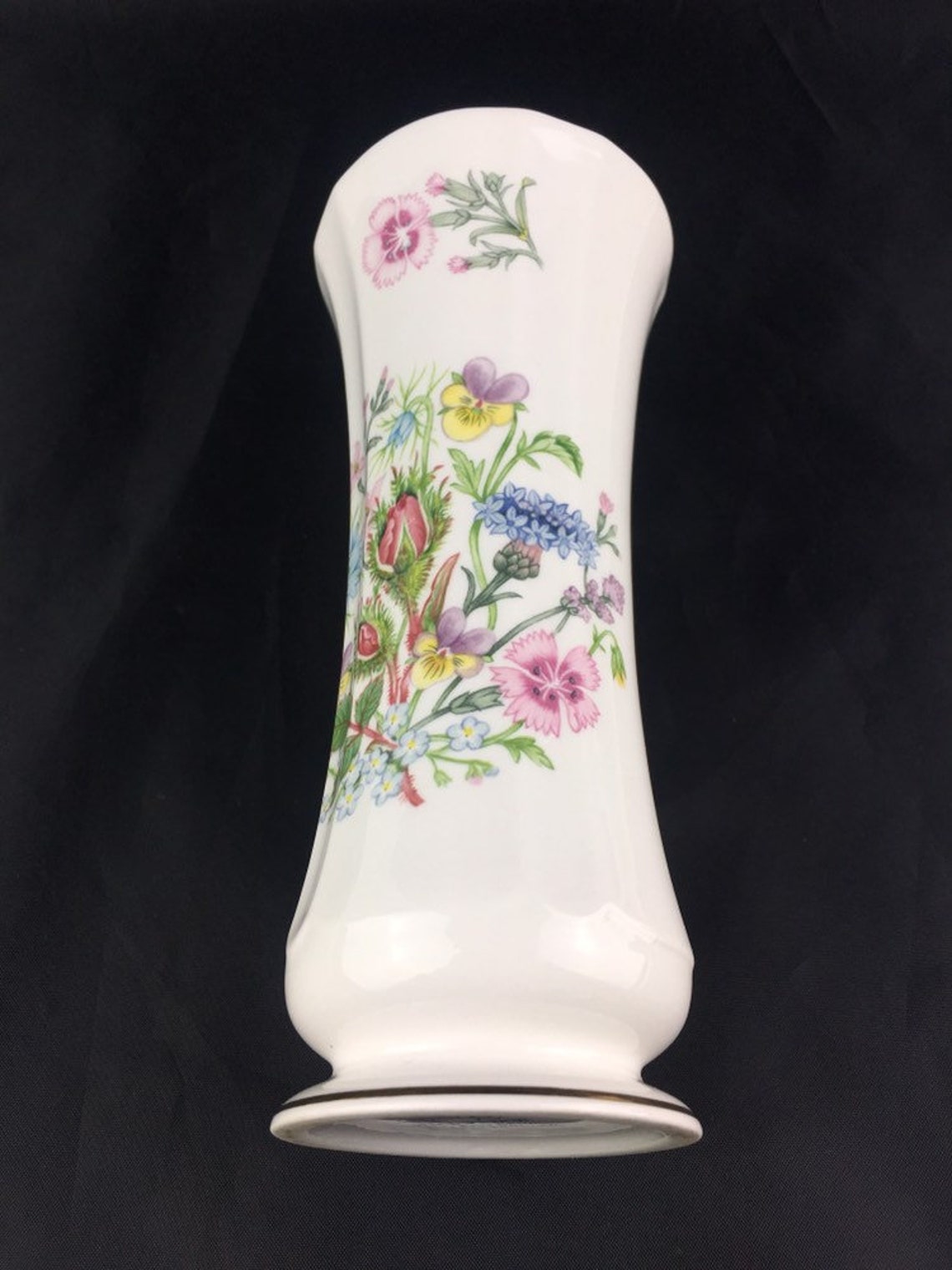 Vintage Aynsley Vase Wild Tudor Vase British China Flower - Etsy