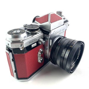 Edixa Mat Reflex Mod C-L: Vintage 35mm Film SLR Camera With Two Lenses ...