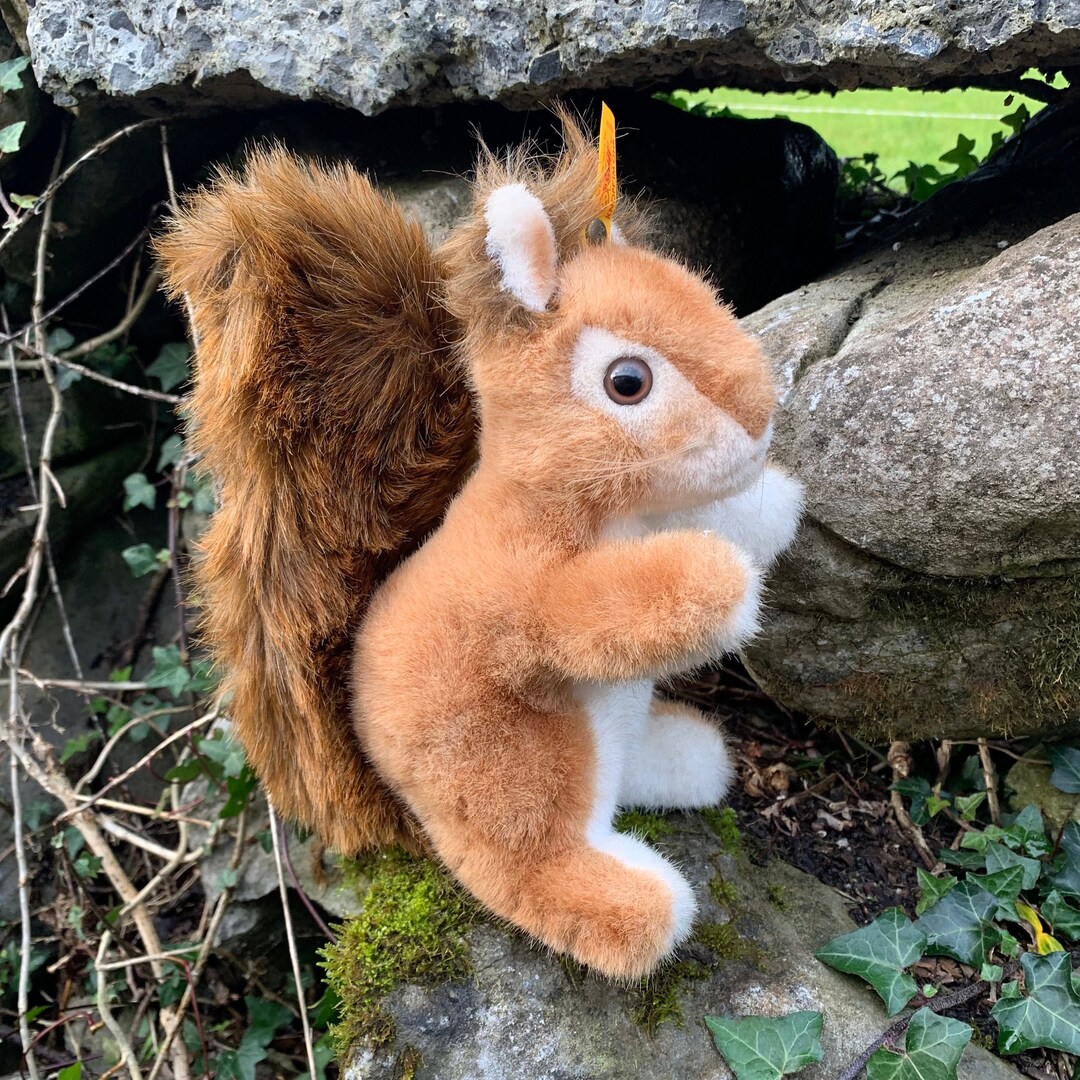 Steiff Ricky Squirrel, Vintage Steiff, Vintage Soft Toy, Collectable ...