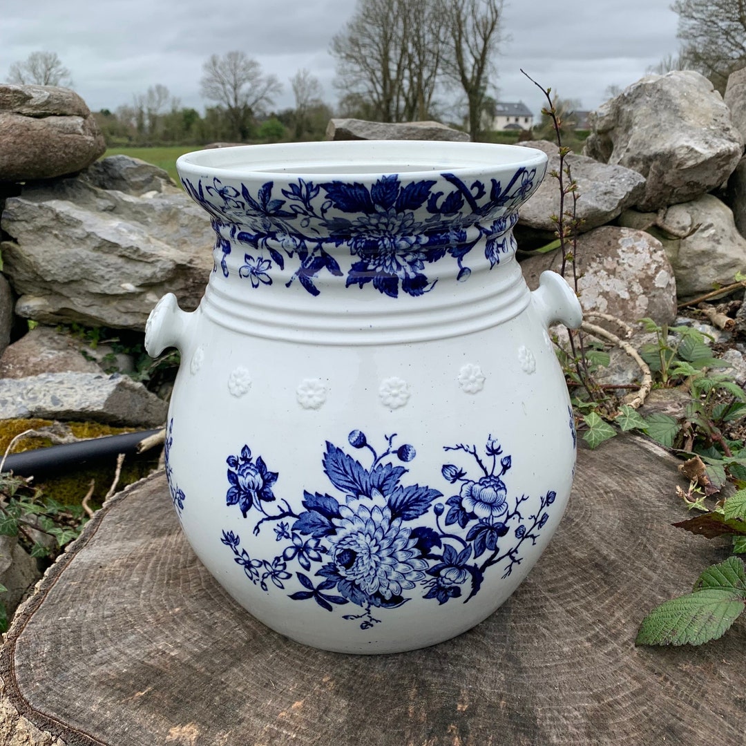 Antique Planter, Large Victorian Planter, W T Copeland and Son, Ceramic ...