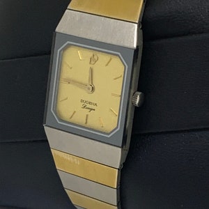 Rare Vintage Watch, Elegant Design, Dugena Watch, Quartz Watch, German ...