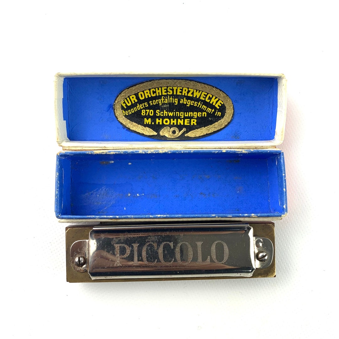 Vintage Mouth Organ, Hohner Piccolo, Vintage Harmonica, Key G, Hohner ...