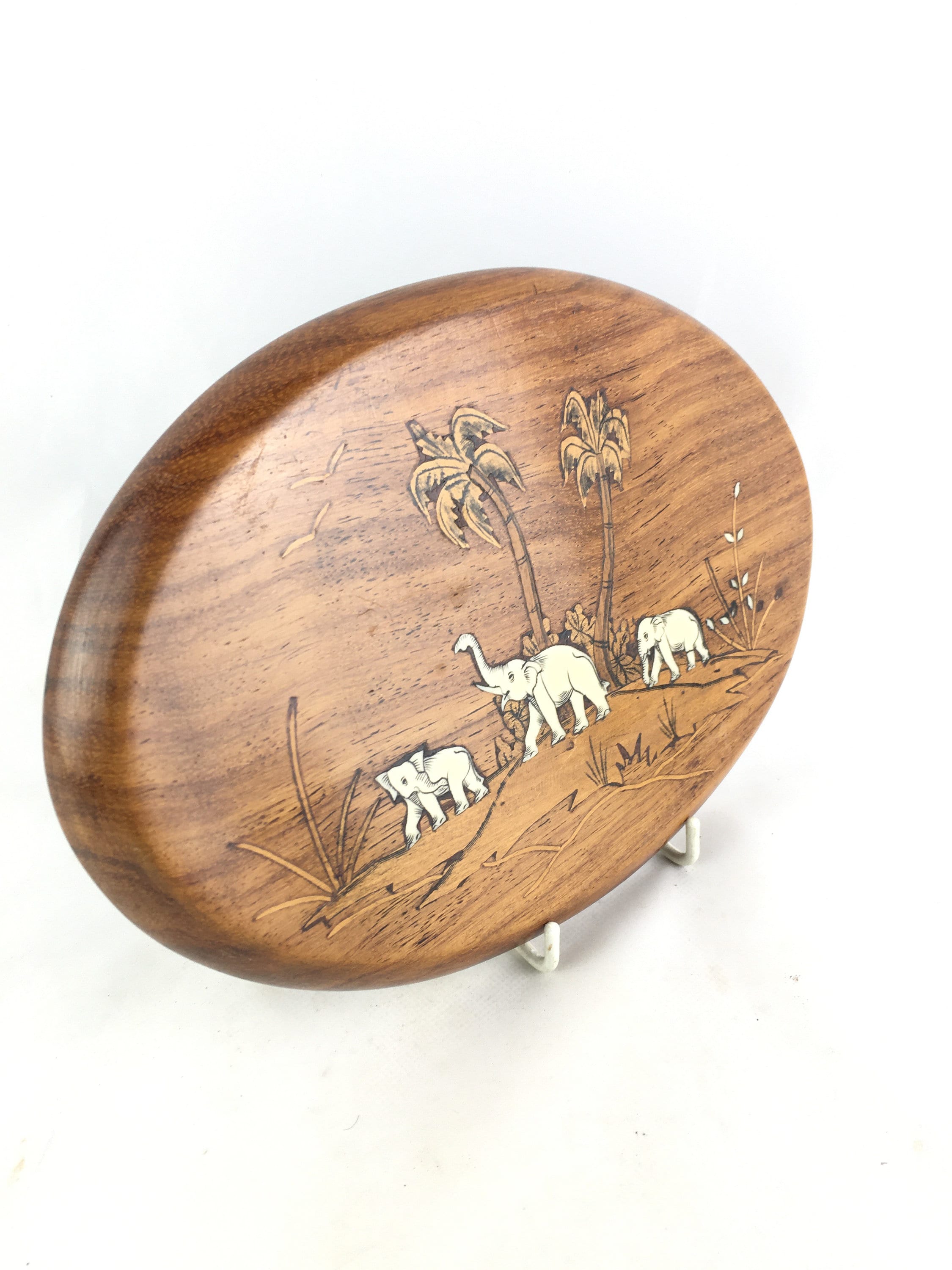 Elephant Plaque Wooden Plaque Hand Made Plaque Wood | Etsy