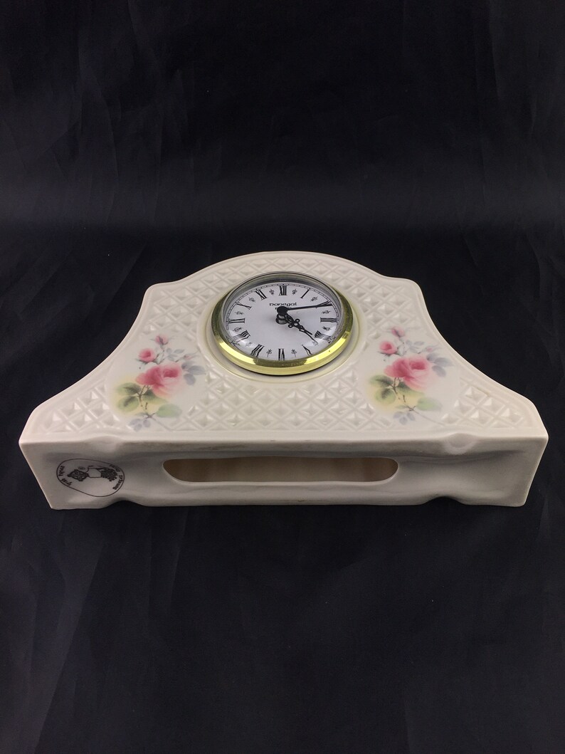 Irish clock Donegal parian Donegal china Vintage Desk | Etsy
