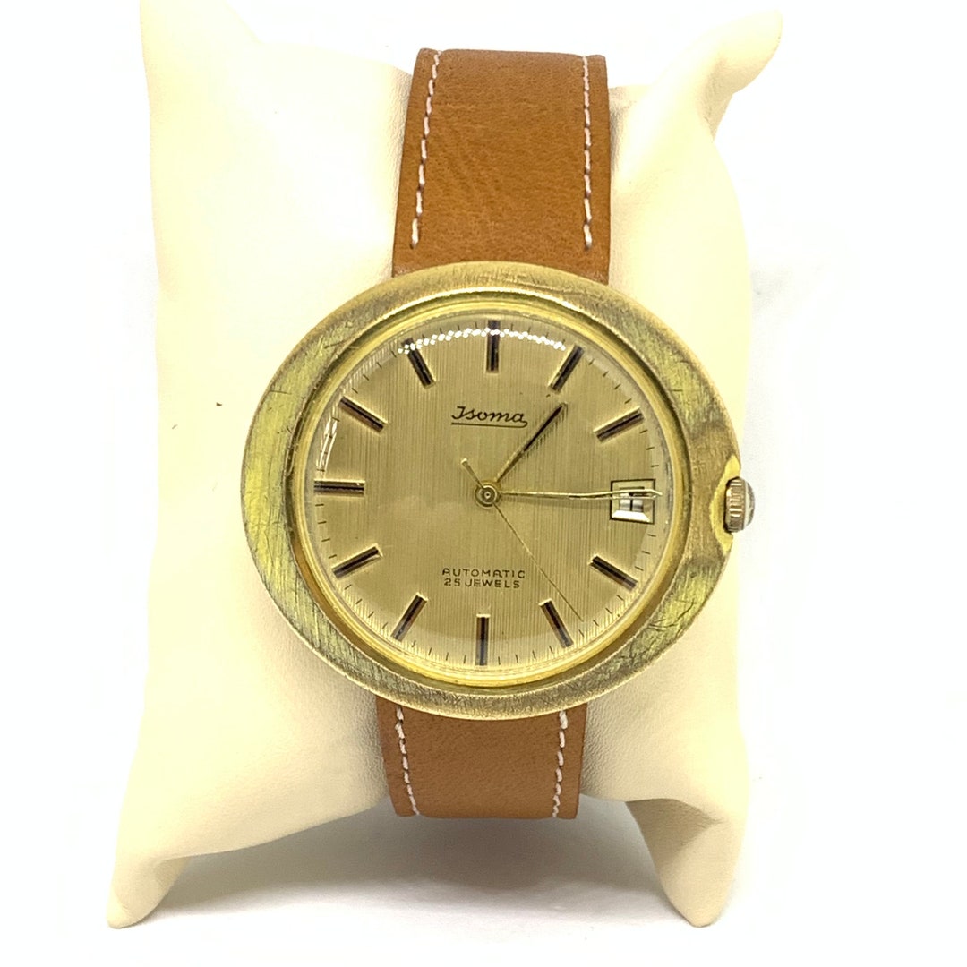 Vintage Isoma Automatic Watch: 1960s German Mechanical Mens Watch - Etsy