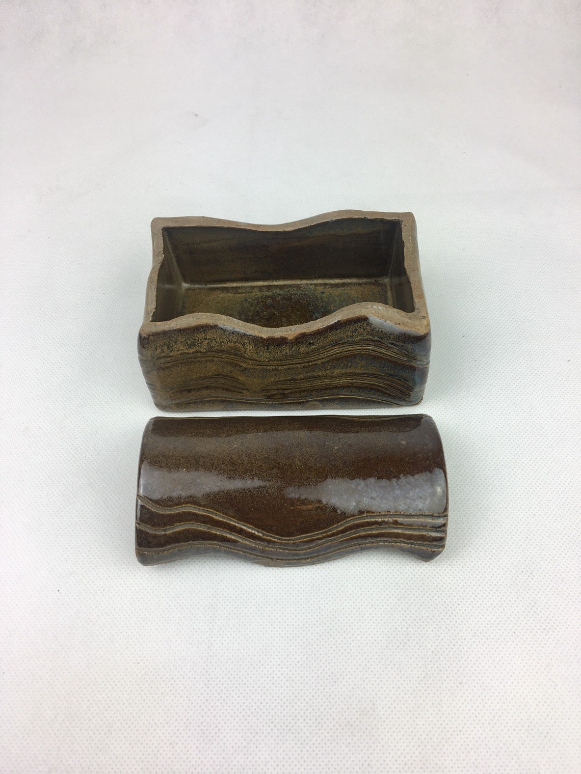 Art Pottery Box Lidded Box Studio Pottery Trinket Box | Etsy