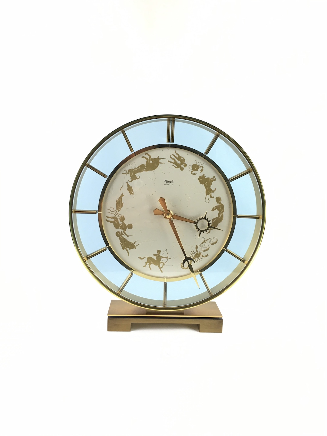 Rare Kienzle Clock, Mid Century Clock, Heinrich Muller, Zodiac Clock ...
