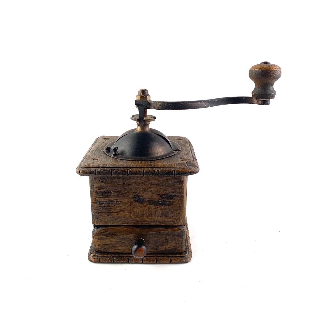 Vintage Coffee Grinder, Wooden Grinder, French Grinder, Home & Living ...
