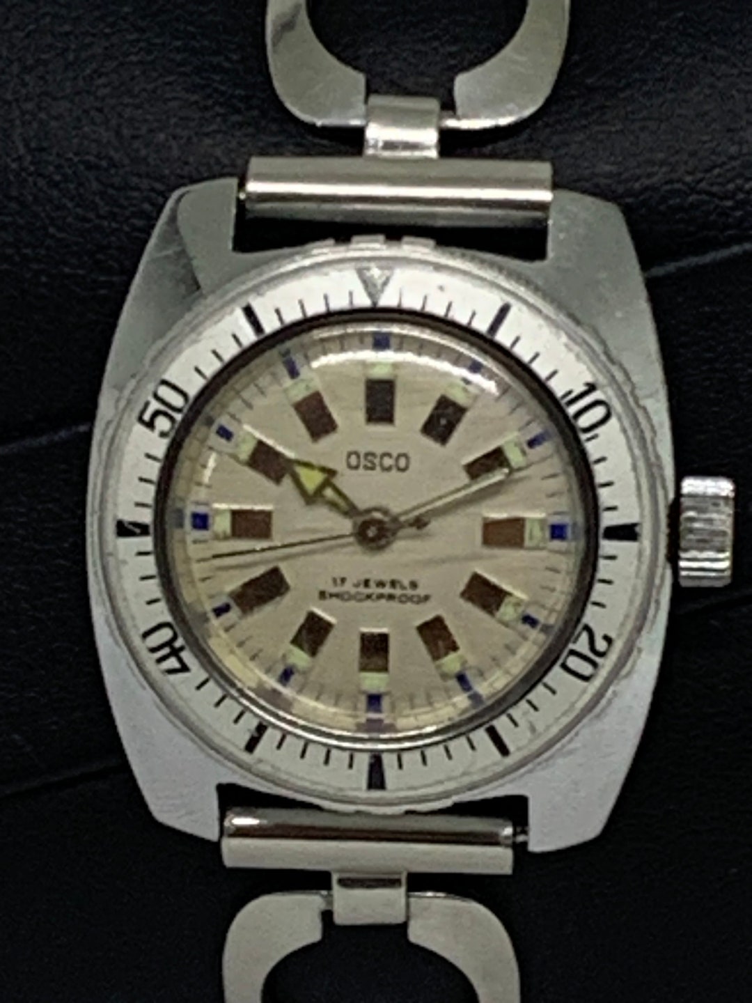 Vintage Watch, Rare Osco Watch, Ladies Watch, Divers Watch, Mechanical ...