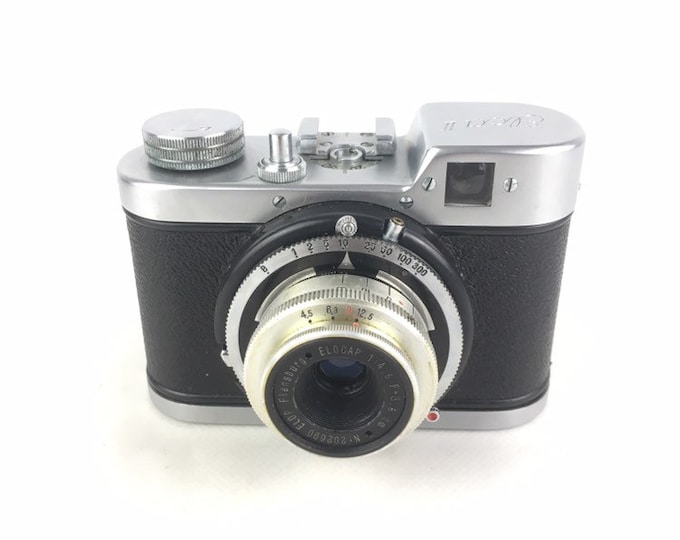 Very Rare Elca II Camera, Elop Elca, Vintage Camera, Film Camera, 35mm ...