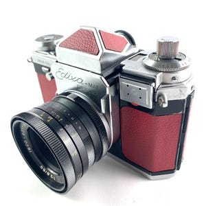 Edixa Mat Reflex, Mod C L, Wirgin Camera, Vintage Film Camera, German ...