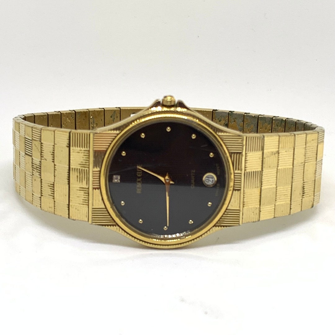 Vintage Watch, Rebex Elite, Swiss Watch, Gents Watch, Quartz Watch ...