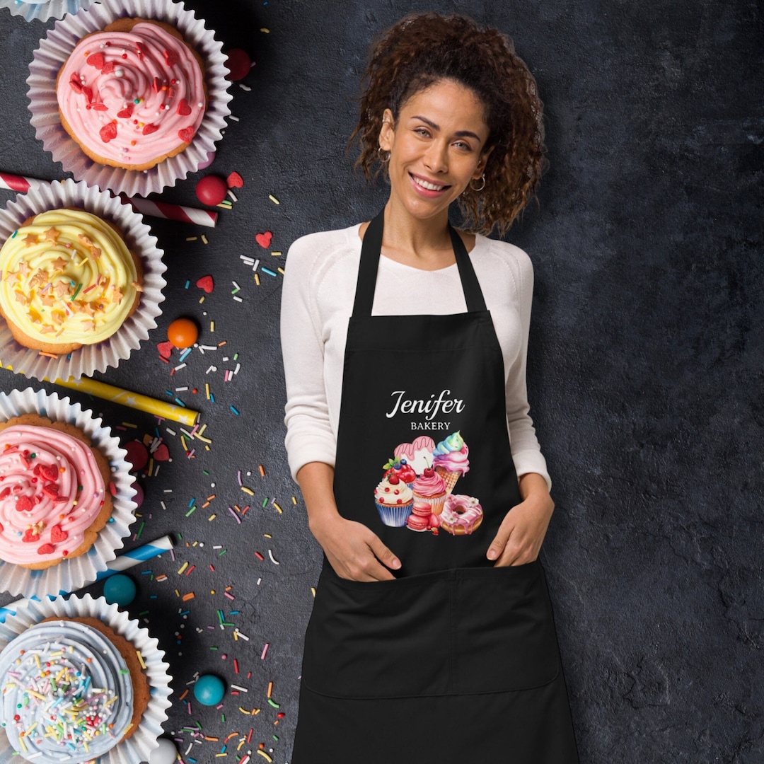 Personalized Sweet Baker Apron, Gift for Sweets Lover, Cute Baking ...
