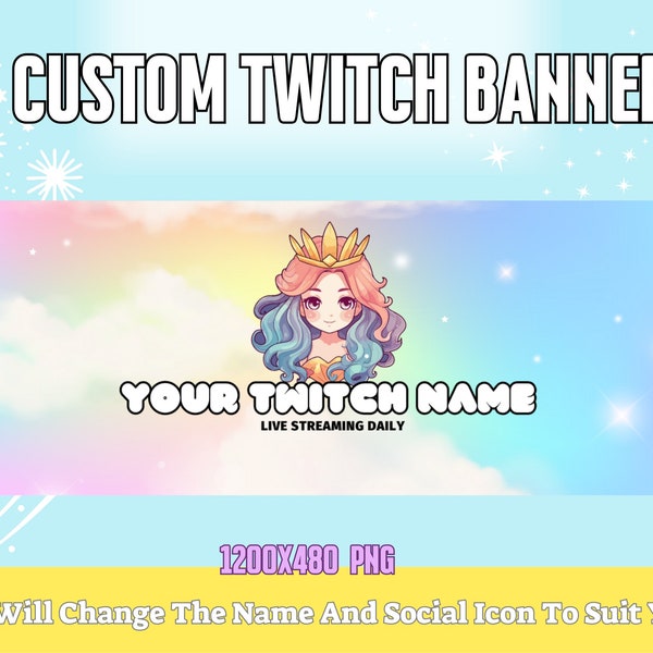 Custom Twitch Profile Banner - Etsy