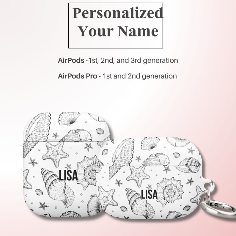 Custom AirPod Case 2nd Generation Airpods Pro Cover Personalised AirPod ...