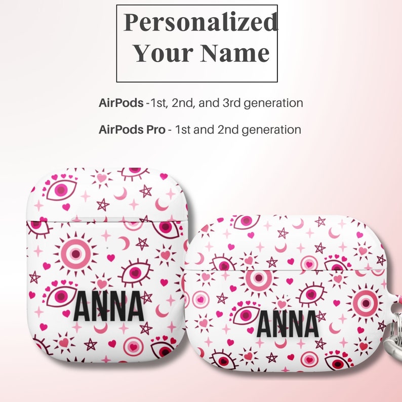 Custom AirPod Case 2nd Generation Airpods Pro Cover Personalised AirPod ...