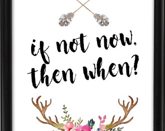 If not now then when | Etsy